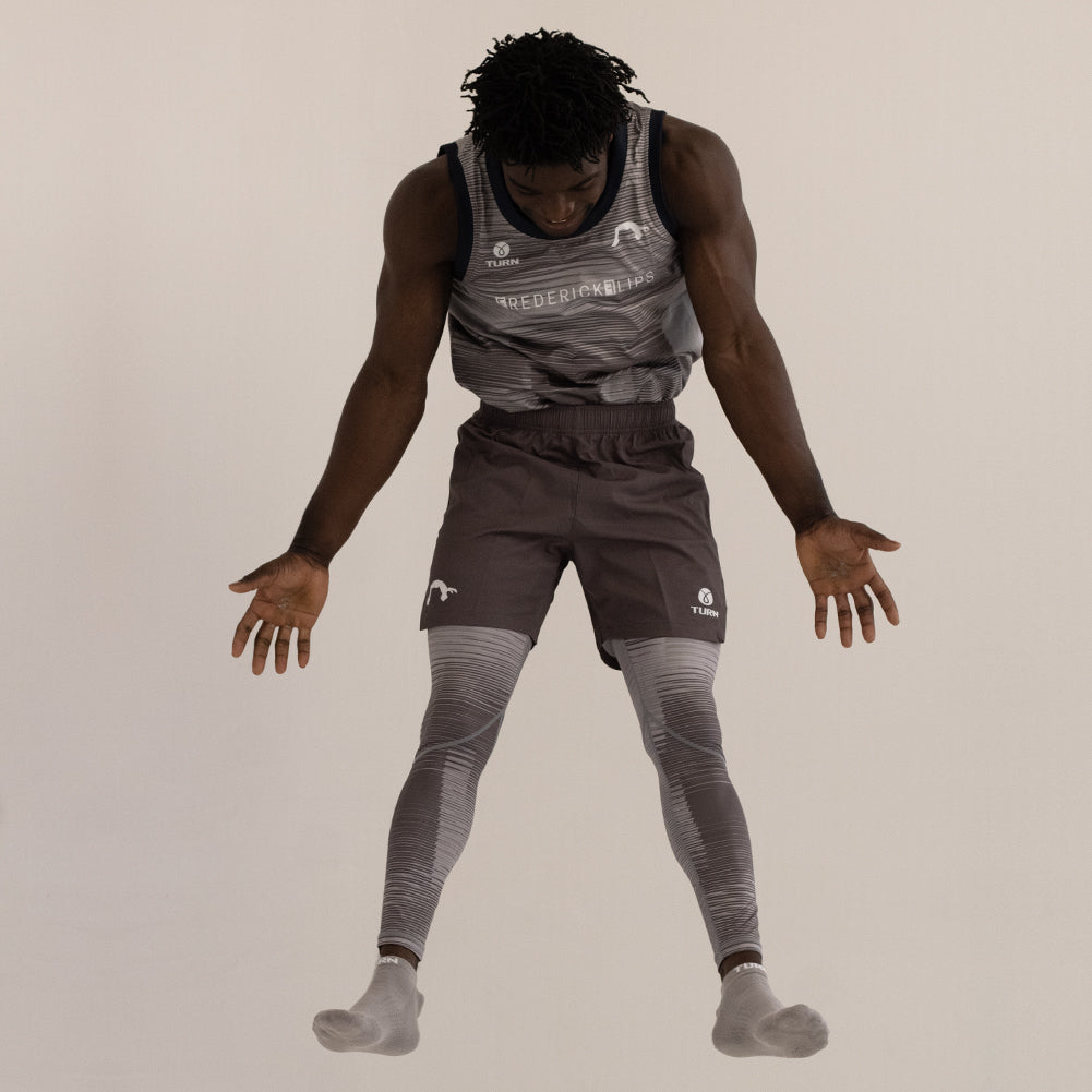 Junior Frederick Flips FW25 Replica Leggings - Grey – Turn Gymnastics - North America