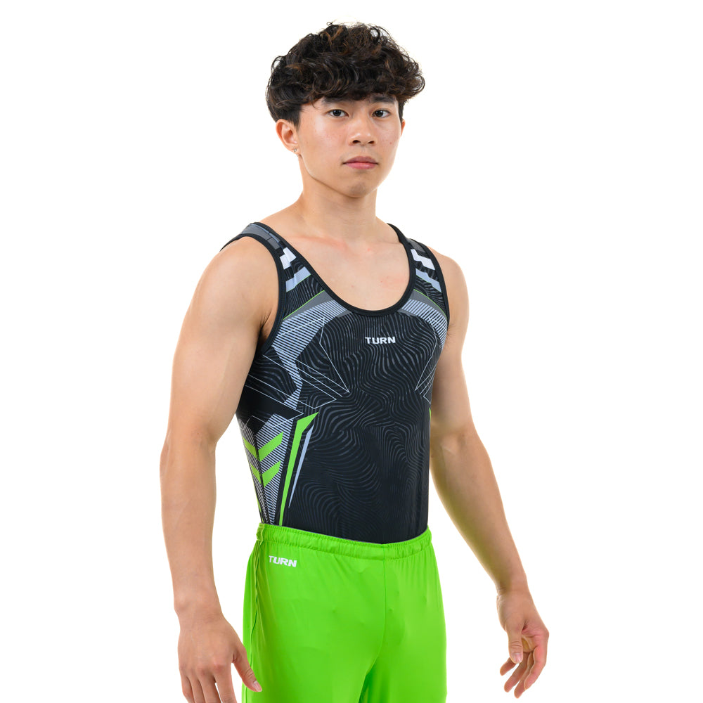 Junior Tournoi Singlet - Black – Turn Gymnastics - North America