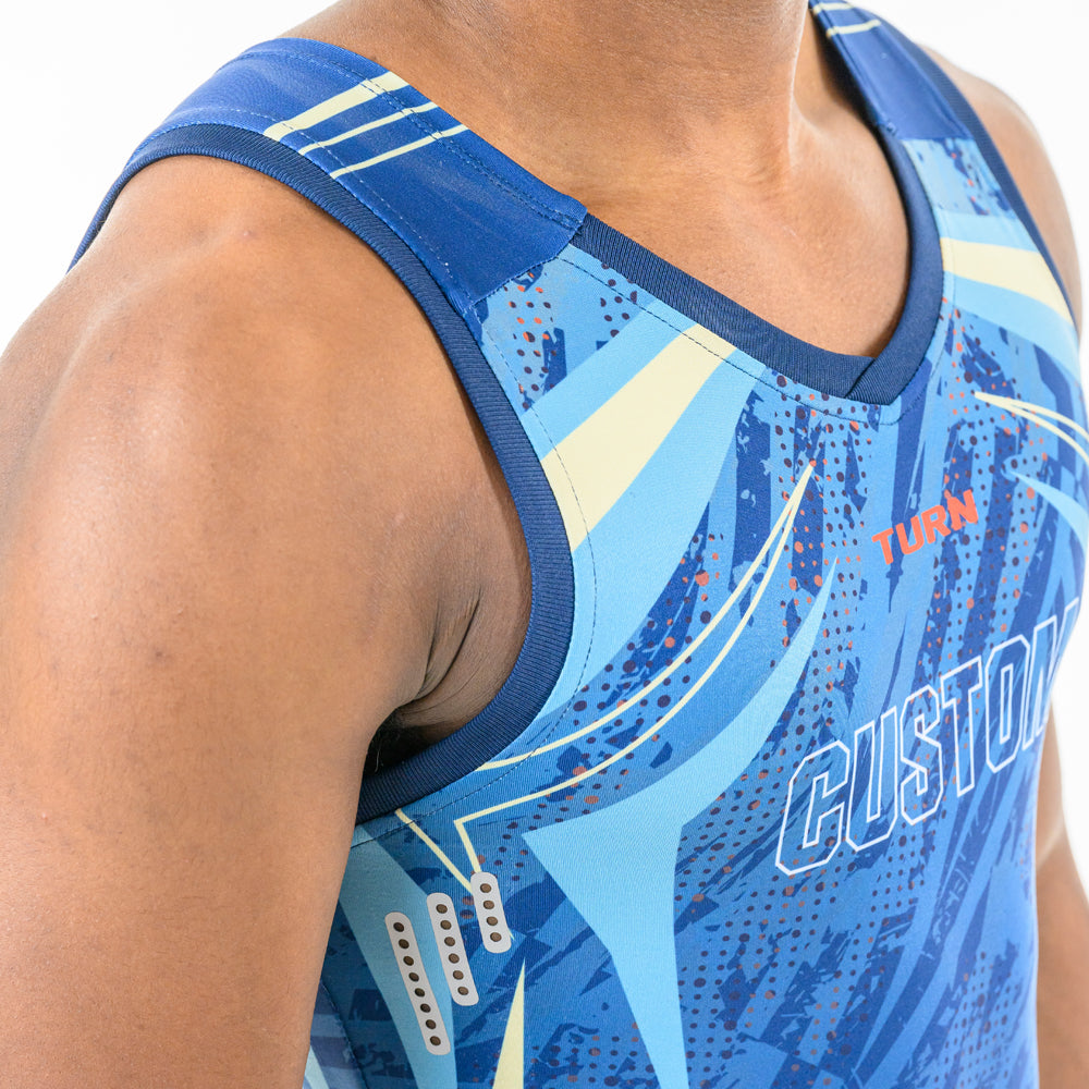 Junior myTURN Elite-V Singlet - Sublimated – Turn Gymnastics - North ...